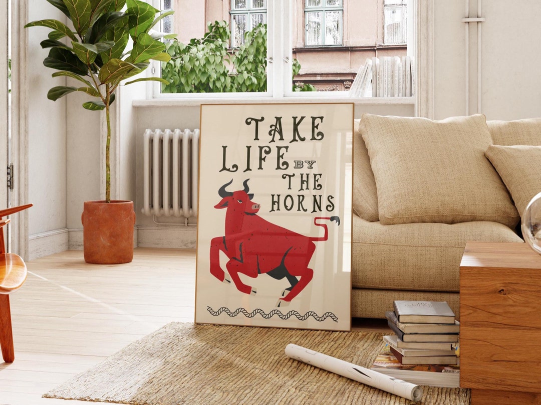 Western Print Wall Art, Red Farmhouse Decor, Rodeo Print, Rodeo Wall ...