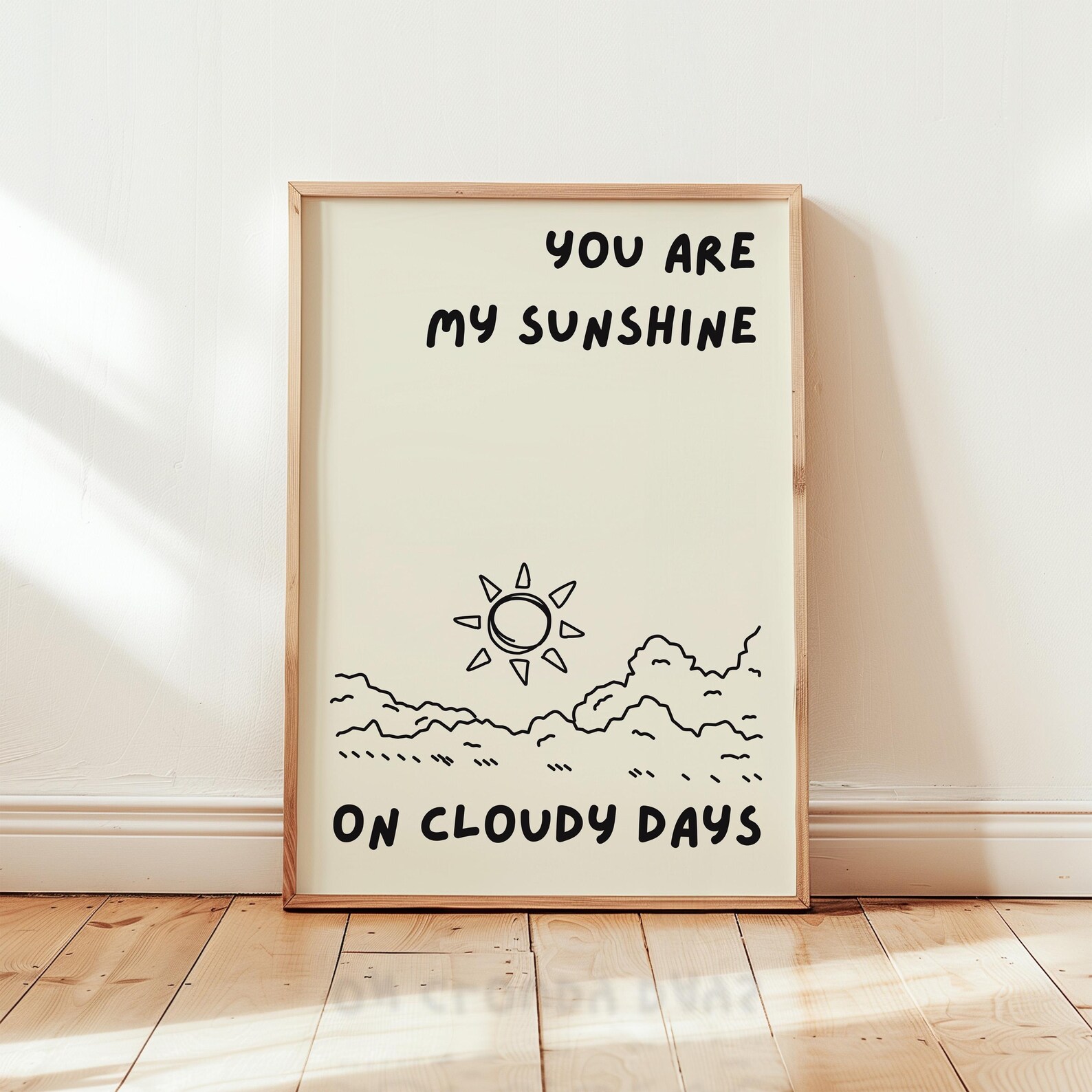 Nursery Wall Art Cute Poster for Kids Room Decor Cute Modern Line Art ...
