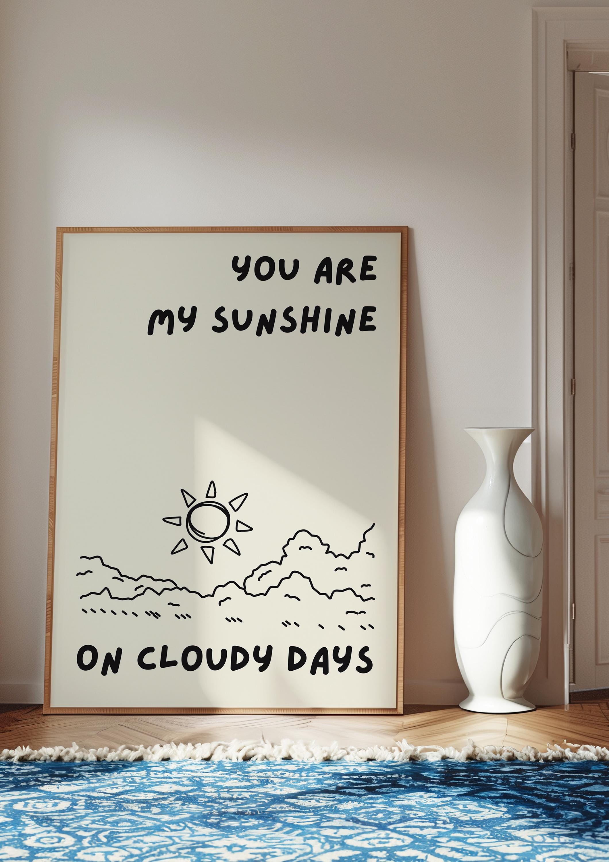 Nursery Wall Art Cute Poster for Kids Room Decor Cute Modern Line Art ...