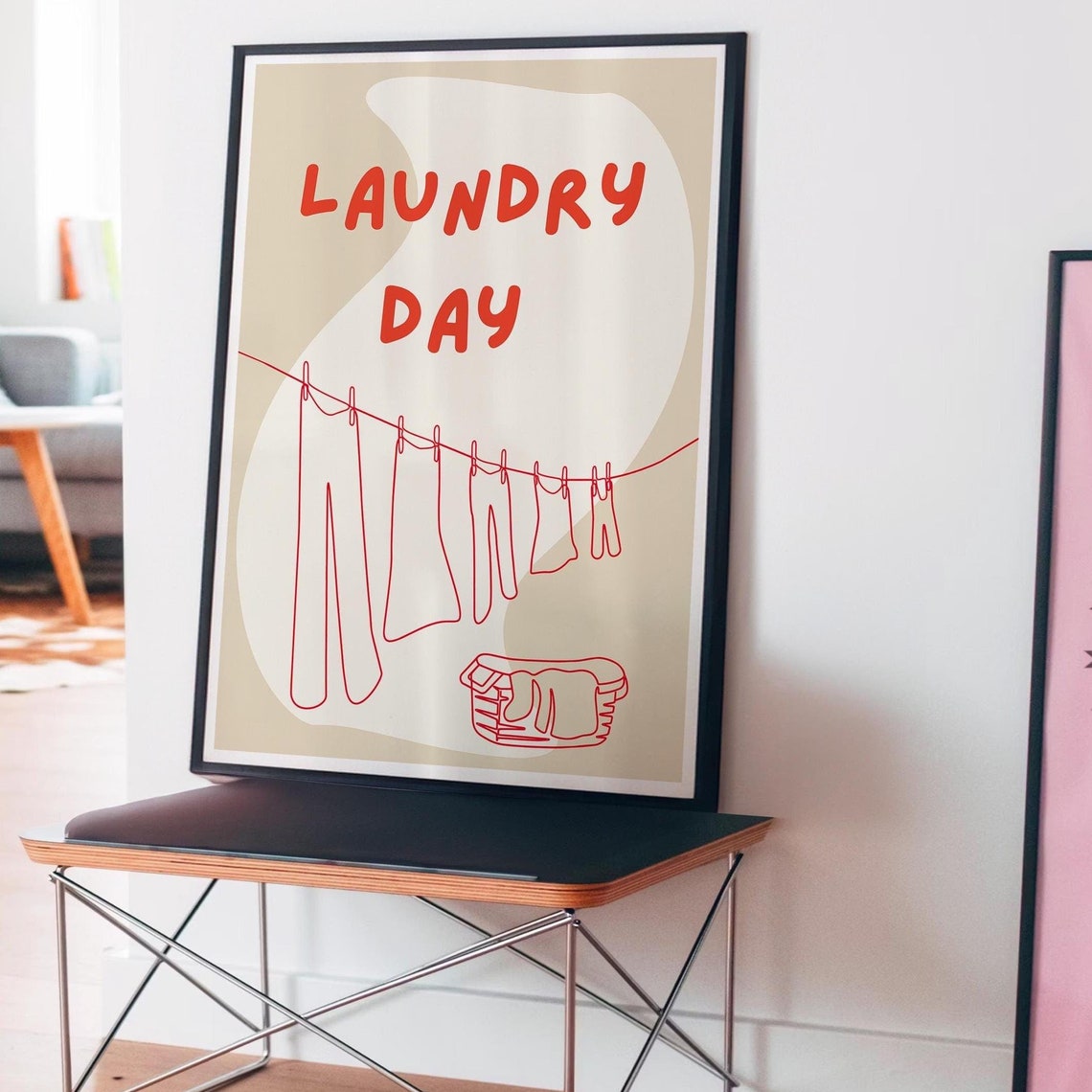 Decor for Apartment Laundry Room Sign Poster Printable Wall Art Home ...