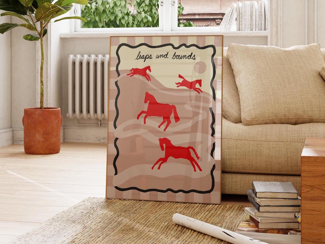 Horse Poster, Bronco Poster, Horse Racing Art, Jockey Horse Print, Wild ...