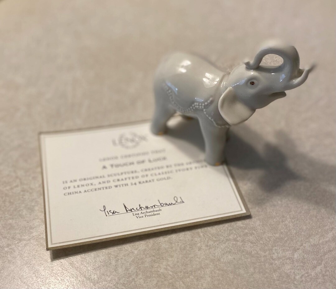 Lenox Touch of Luck Elephant - Etsy