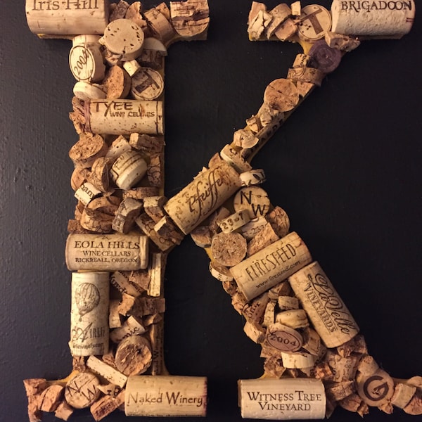 Cork Letter - Etsy