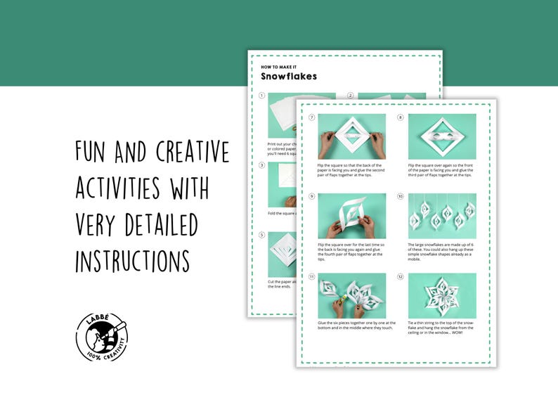 3D Snowflakes | DIY Winter Decor | Printable Snowflake Templates ...