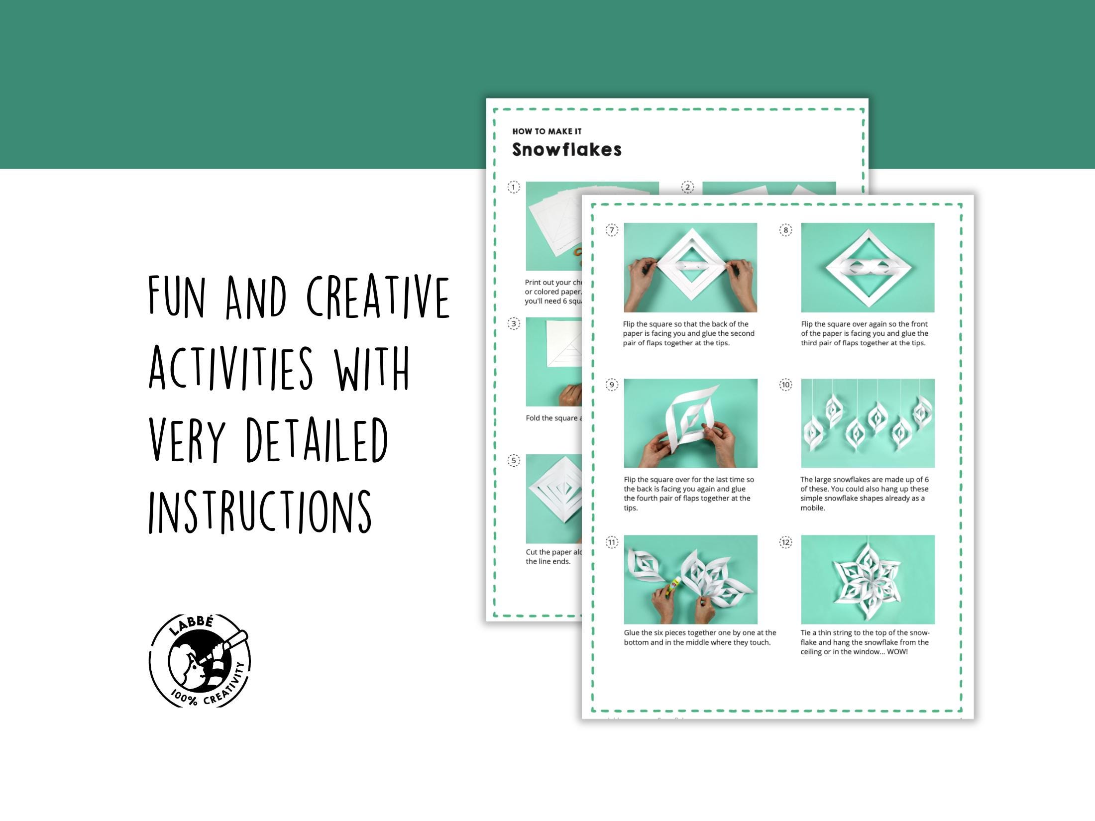 3D Snowflakes | DIY Winter Decor | Printable Snowflake Templates ...