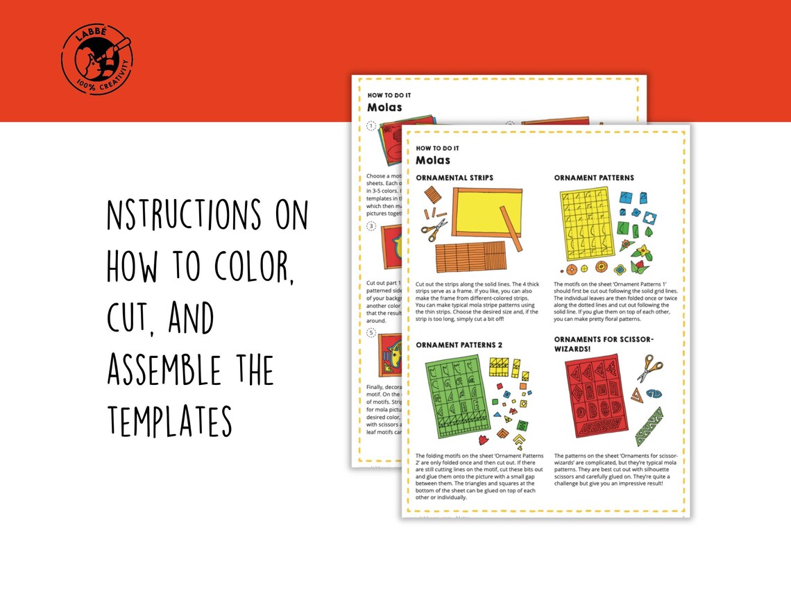 Molas Art Templates: Guna People Designs, DIY Craft (PDF Pattern) - Etsy