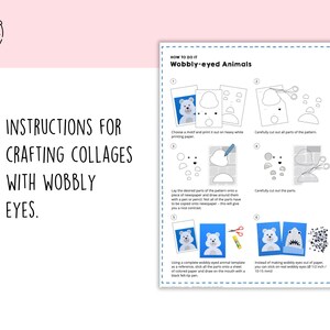 Wobbly-eyed Animals | DIY Craft Templates | Funny Animal Collages ...