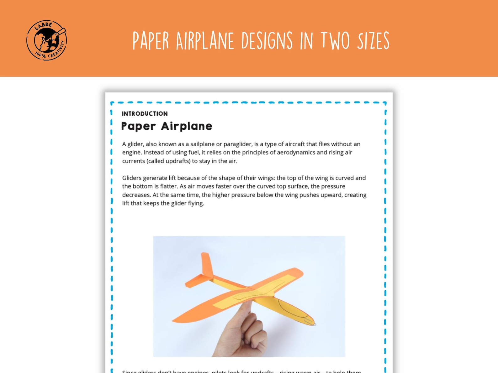 Paper Airplane | Printable Glider Templates | STEM Paper Craft ...