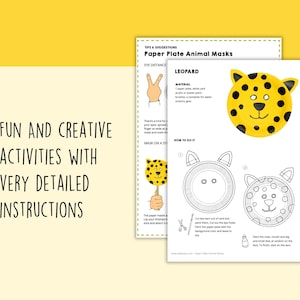 Paper Plate Animal Masks | DIY Craft for Kids | Animal Mask ...