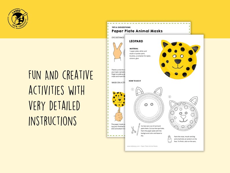 Paper Plate Animal Masks | DIY Craft for Kids | Animal Mask ...