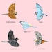 Songbird Craft Kit: DIY Printable Bird Mobile (PDF) - Etsy