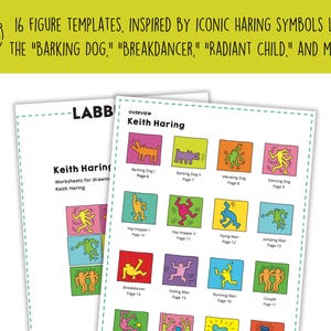 Keith Haring | Pop Art Drawing Worksheets | Learn to Draw Haring ...