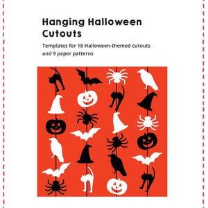 Halloween Cutouts | DIY Halloween Decor | Printable Craft Templates ...