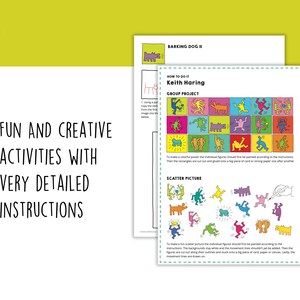 Keith Haring | Pop Art Drawing Worksheets | Learn to Draw Haring ...