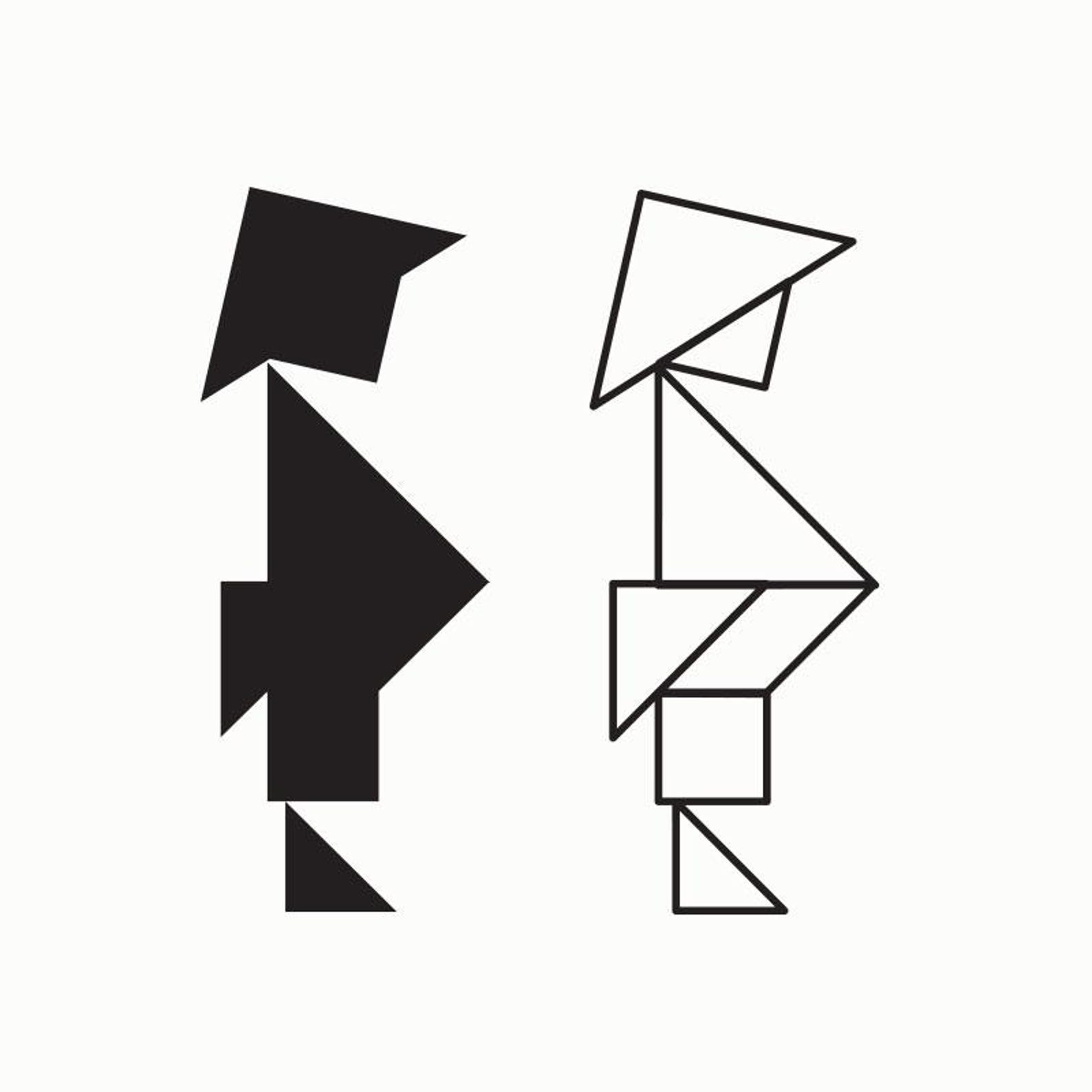 Tangram for Kids: 36 Geometric Puzzle Ideas (printable) - Etsy