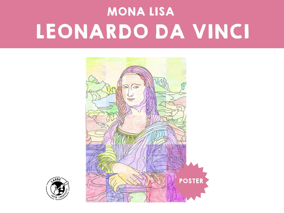 Leonardo Da Vinci | Mona Lisa | Printable Poster | Miniature & Study ...