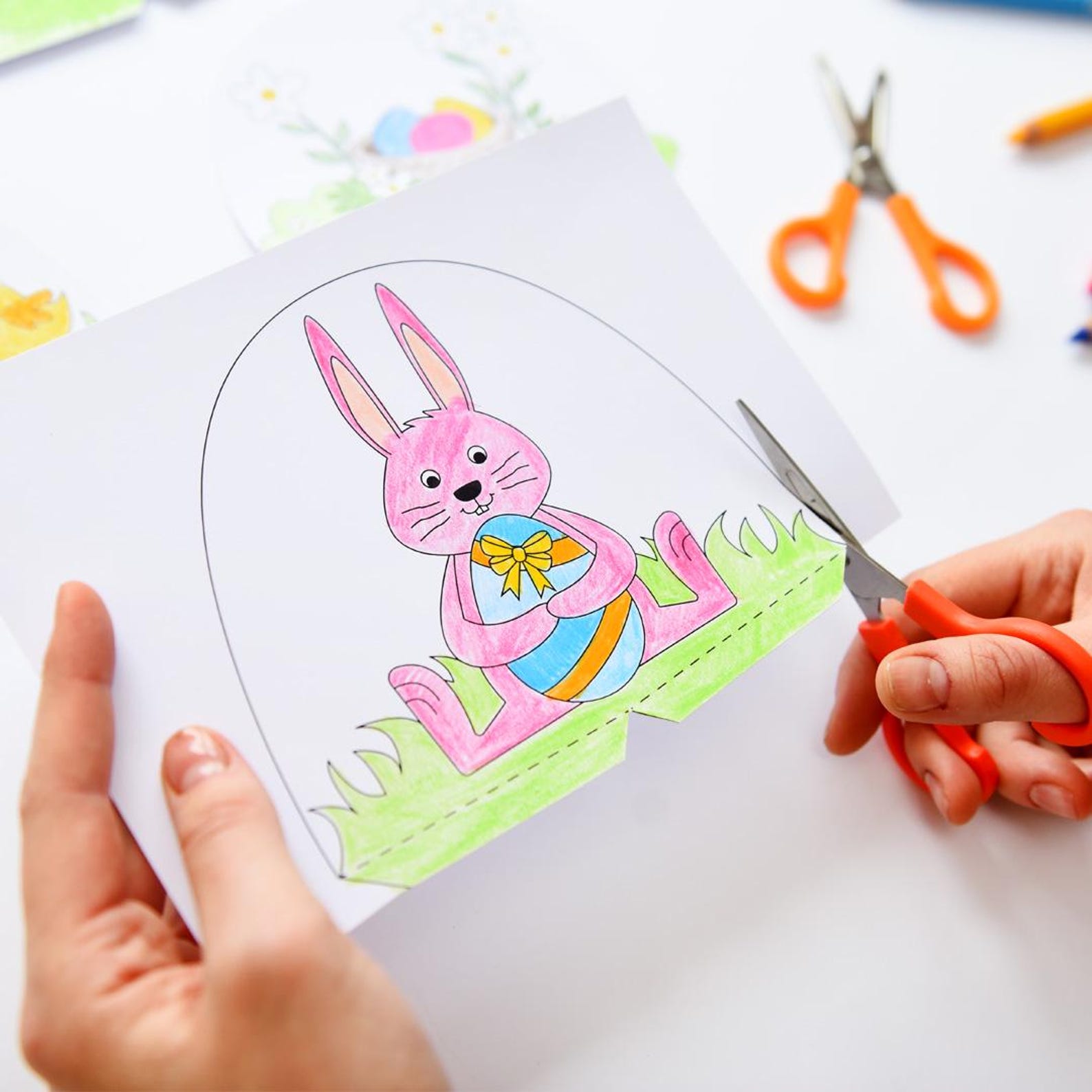 Pop-up Easter Cards | DIY Easter Card Craft | Printable Pop-up ...