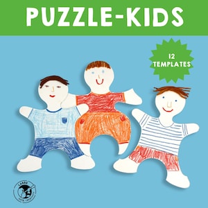 Puzzle-kids | Giant Puzzle Templates | Writing, Math, and Coloring ...