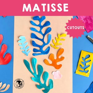 Matisse Cutouts: DIY Collage Art Templates (PDF Pattern) - Etsy