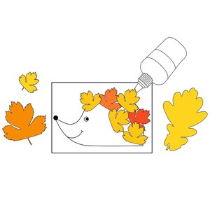 Leaf Animal Craft: Fall DIY Activity, 8 Templates (PDF Pattern) - Etsy