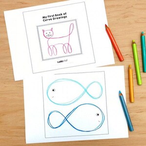 My First Book - Curves | Graphomotoric Tracing Exercises | Handwriting ...
