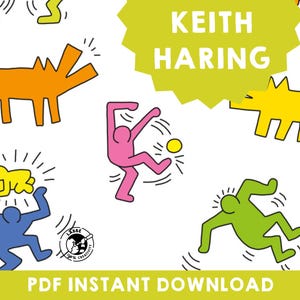 Keith Haring | Pop Art Drawing Worksheets | Learn to Draw Haring ...