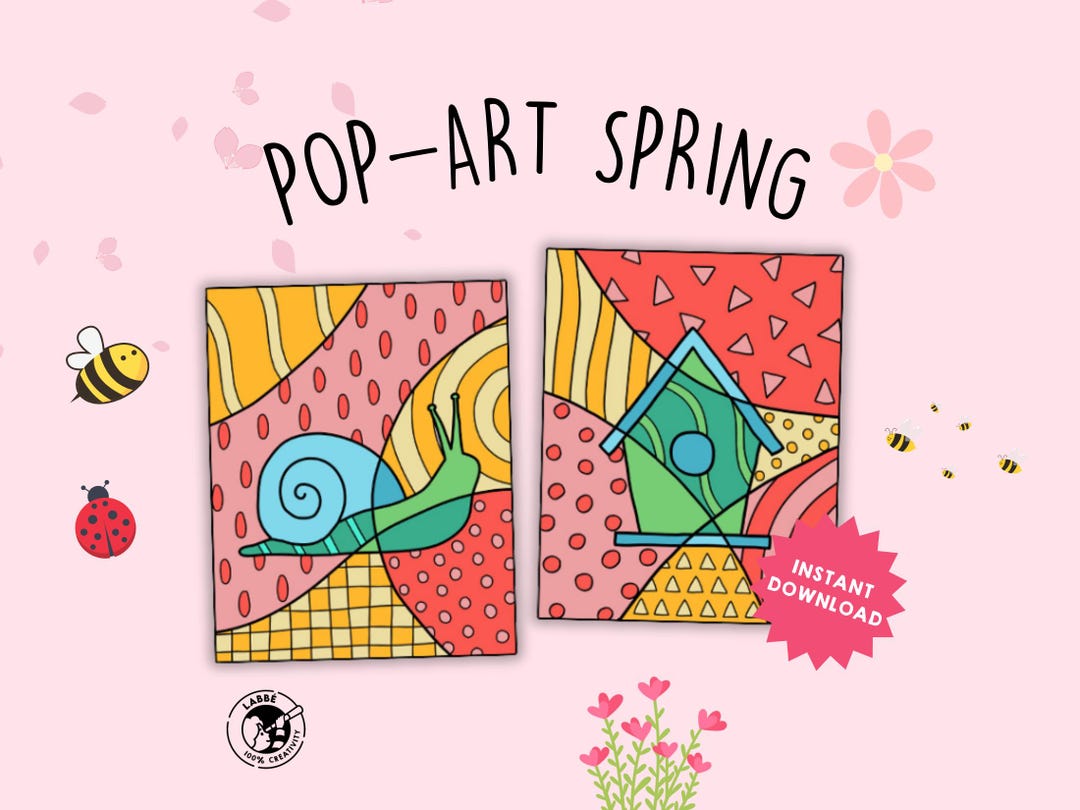Pop Art - Spring | Spring-themed Pop Art Templates | DIY Spring ...