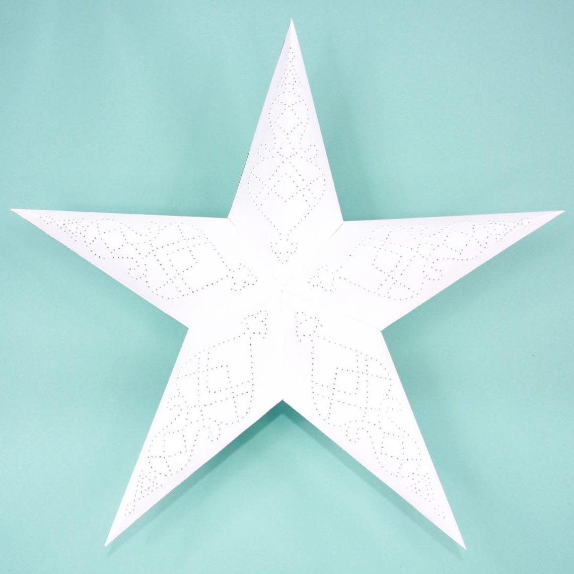 3D Pin-prick Star Templates: DIY Holiday Window Decor (PDF Pattern) - Etsy