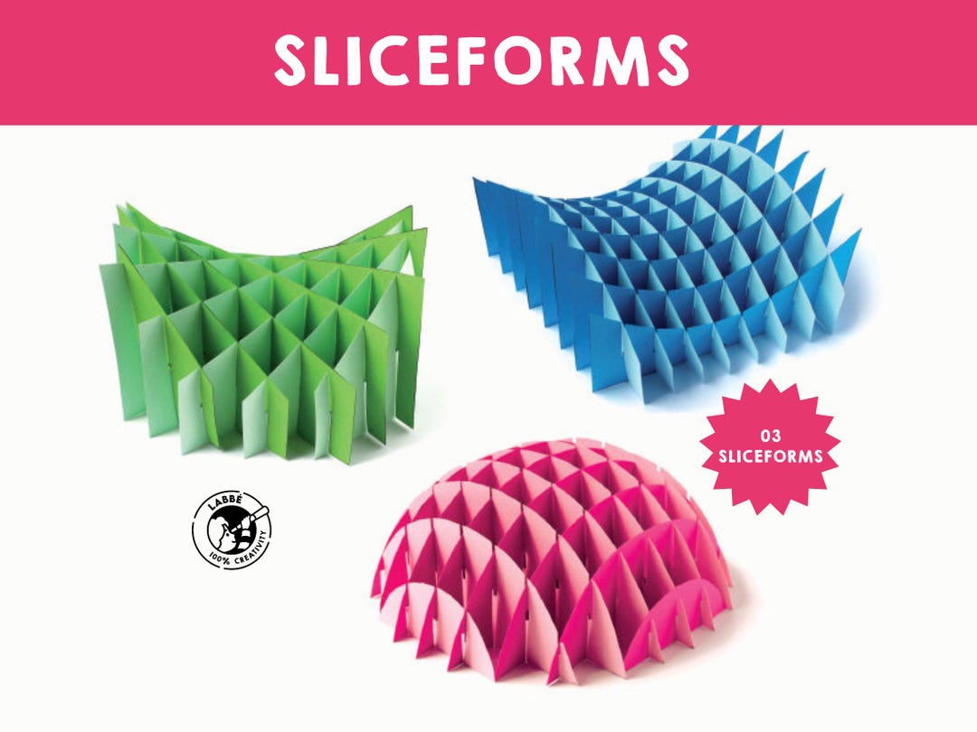 Sliceforms | 3D Paper Models | Printable Sliceform Templates | Creative ...