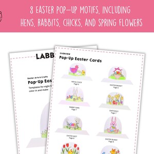Pop-up Easter Cards | DIY Easter Card Craft | Printable Pop-up ...