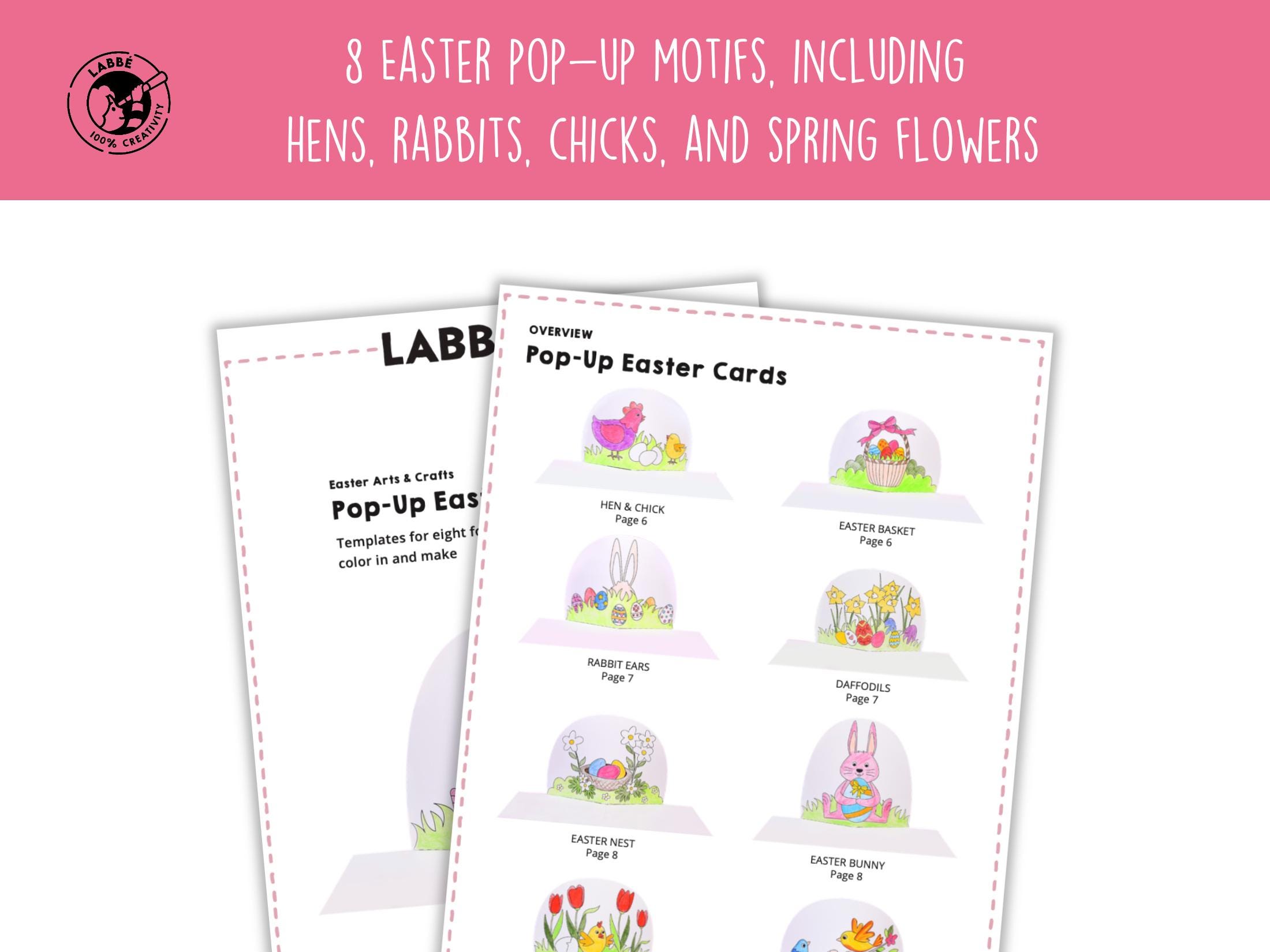 Pop-up Easter Cards | DIY Easter Card Craft | Printable Pop-up ...