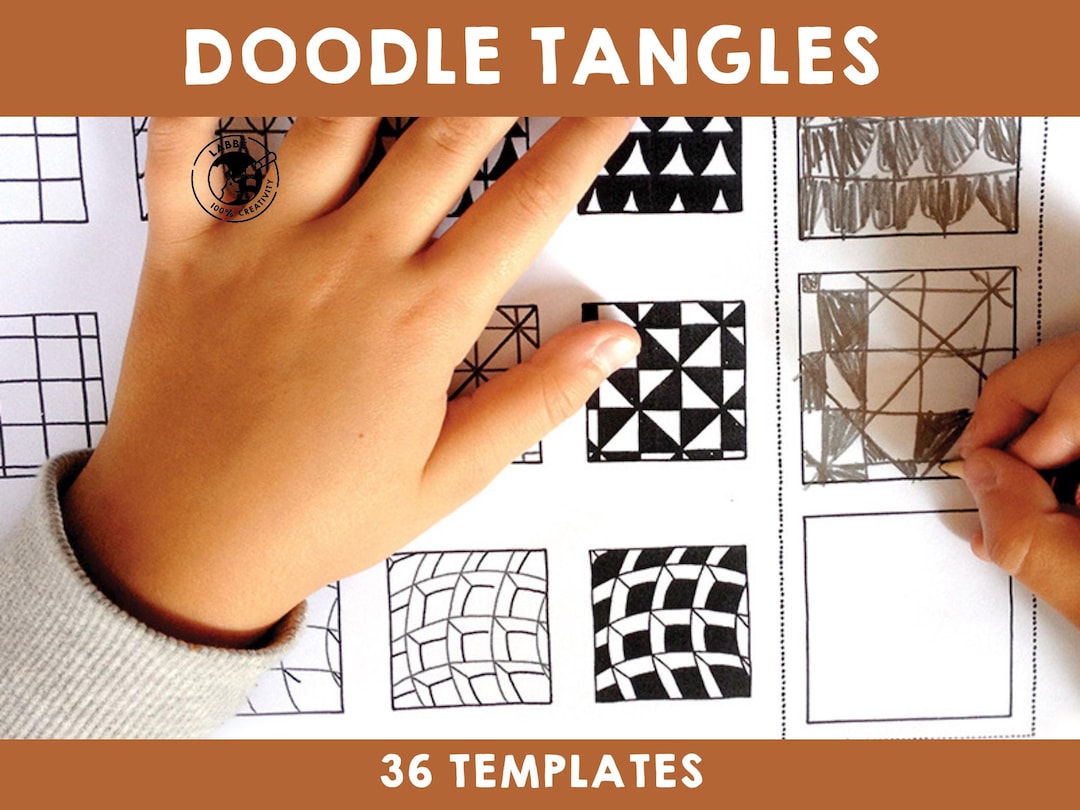 Doodle Tangles | Pattern Drawing Guide | Unique Doodle Designs ...