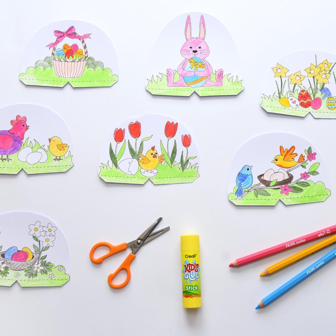 Pop-up Easter Cards | DIY Easter Card Craft | Printable Pop-up ...