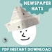 Newspaper Hat Instructions – 14 DIY Paper Hat Designs for Kids & Adults ...