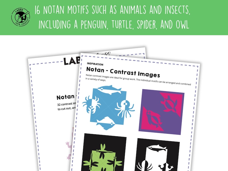 Notan Contrast Images | Japanese Art Technique | DIY Notan Templates ...