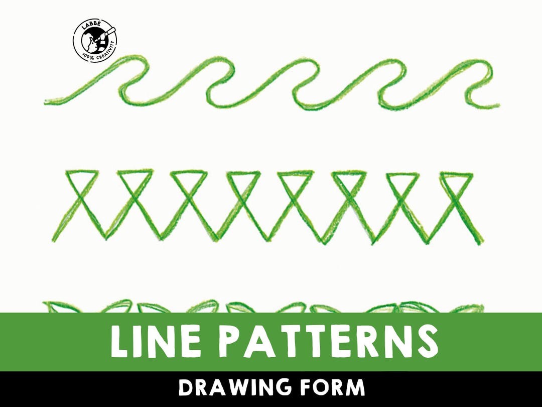Line Patterns Drawing Forms | Waldorf Form Drawing | Line Repetition ...