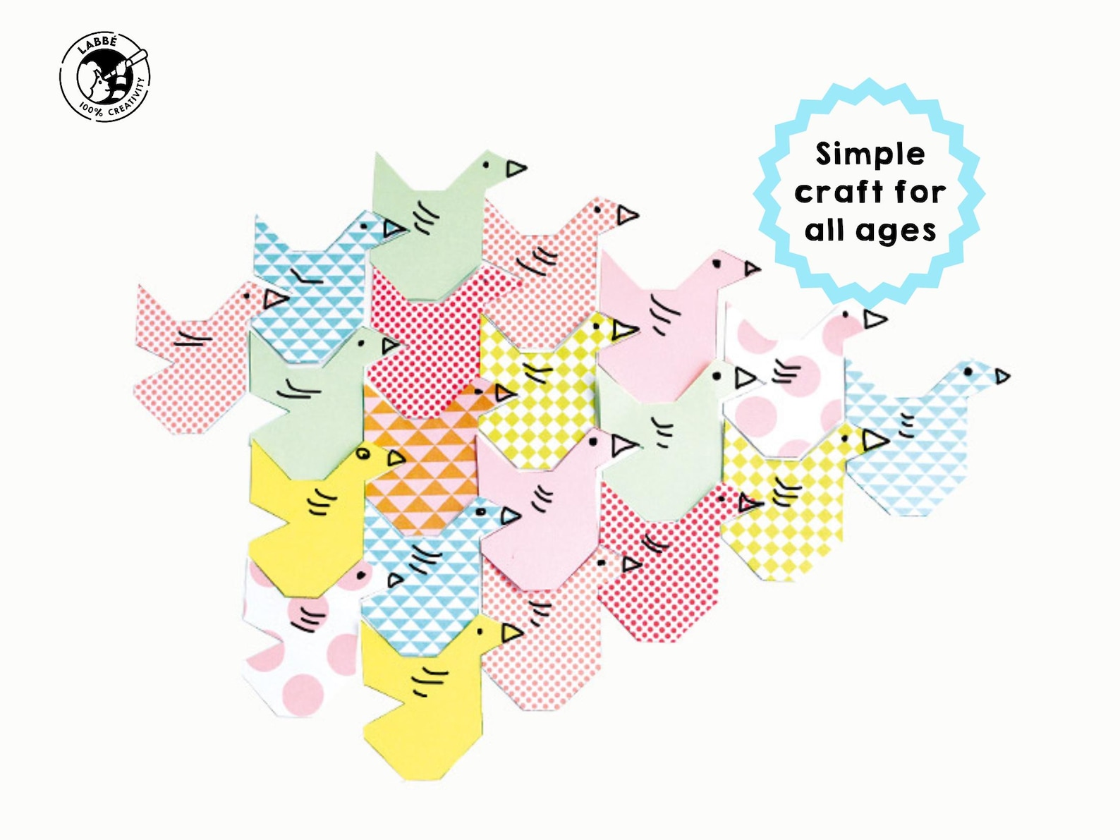 Escher-style Animal Tiles: DIY Tessellation Art (PDF Pattern) - Etsy