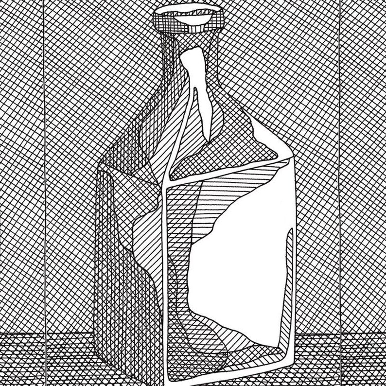 Morandi Inspired Hatching Art Guide: Fine Line Shading Worksheets (PDF ...