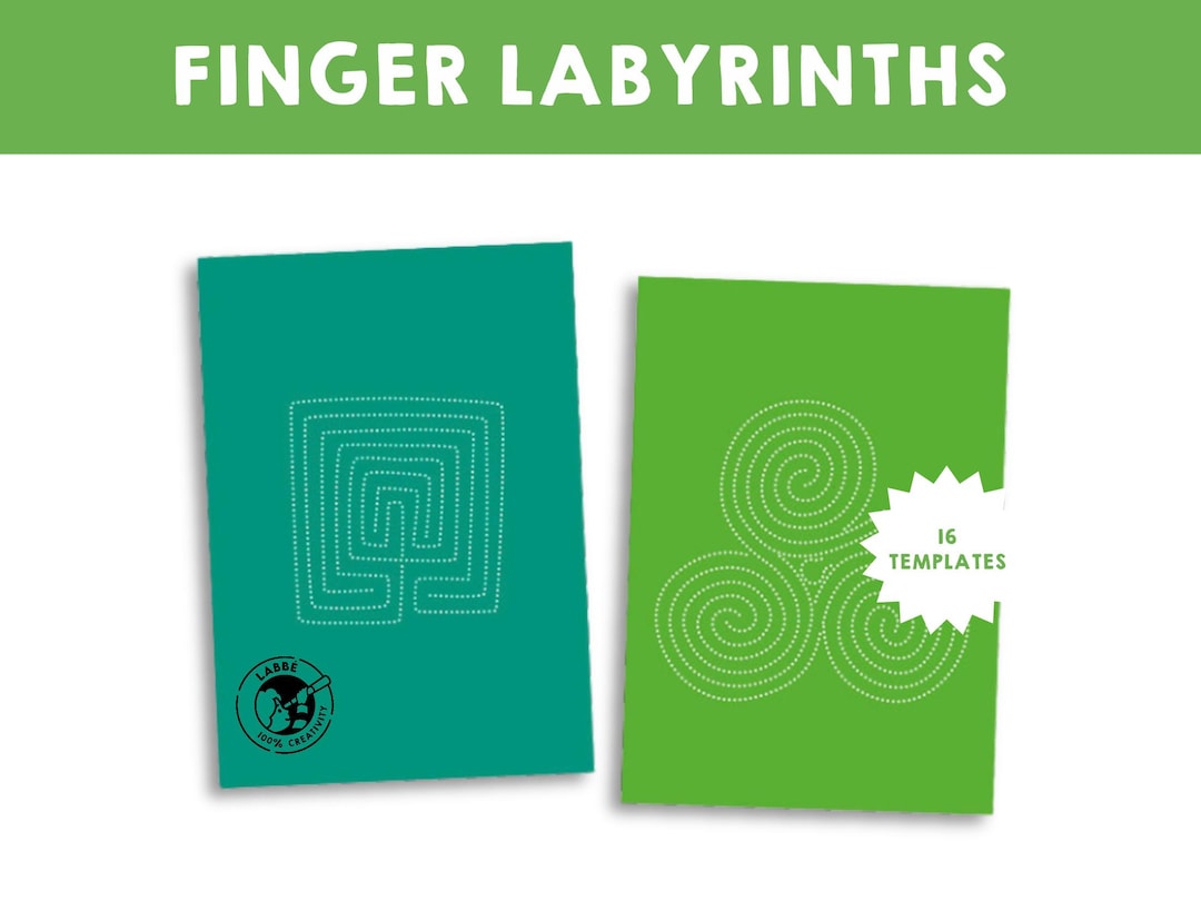 Finger Labyrinths | Ancient Labyrinths | Recycled Craft Ideas | DIY ...