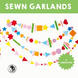 Sewn Garlands | DIY Craft | Printable Garland Templates | Fun Kids ...