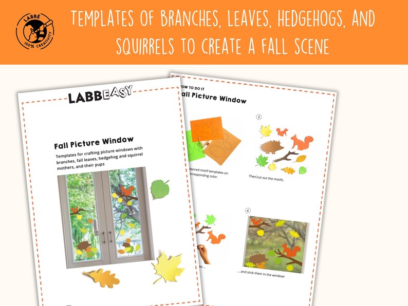 Fall Leaves Picture | Autumn Decor for Kids | DIY Fall Scenes ...