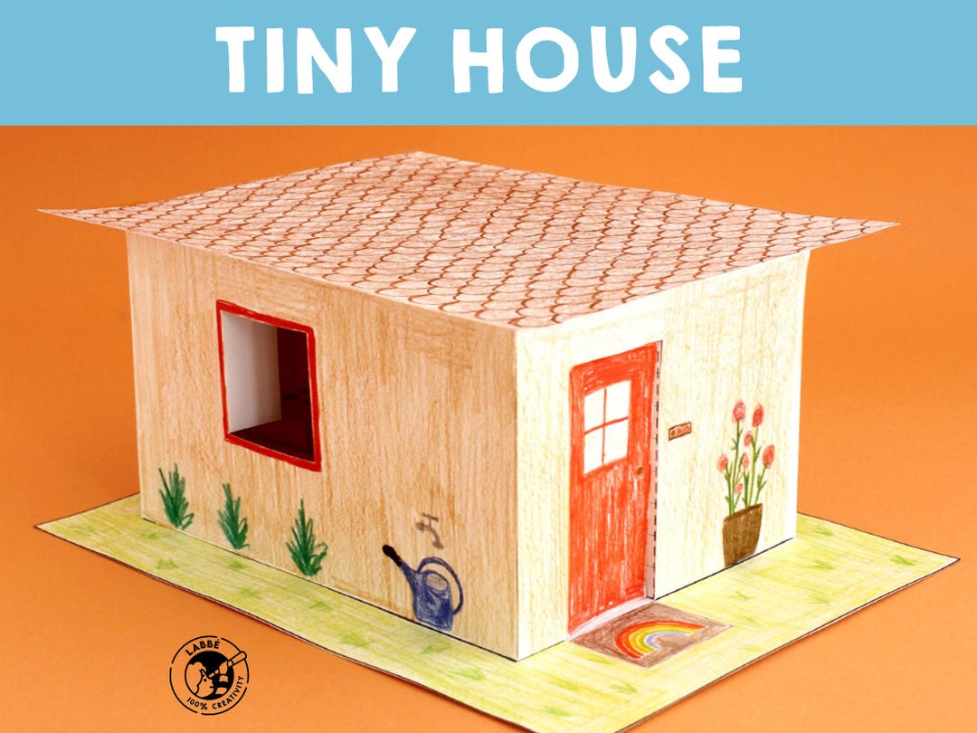 Tiny House Geometry: DIY Model Templates, Area & Perimeter (PDF) - Etsy