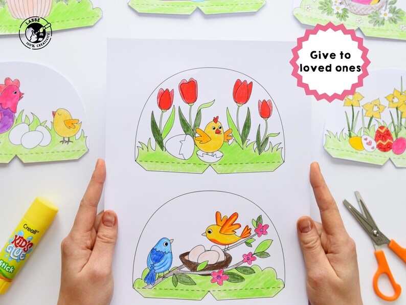 Pop-up Easter Cards | DIY Easter Card Craft | Printable Pop-up ...