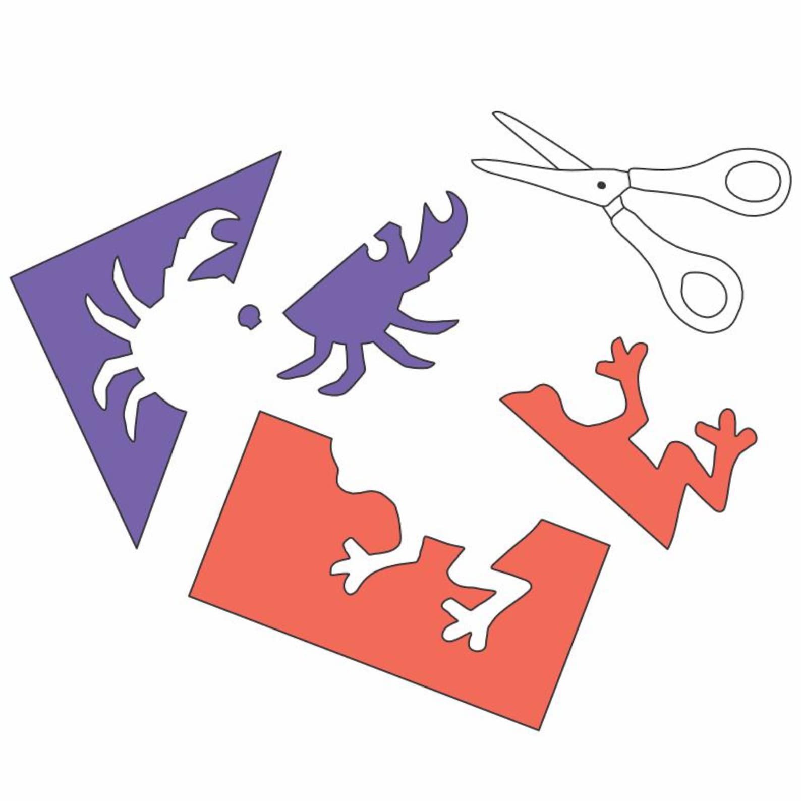 Notan Contrast Images | Japanese Art Technique | DIY Notan Templates ...