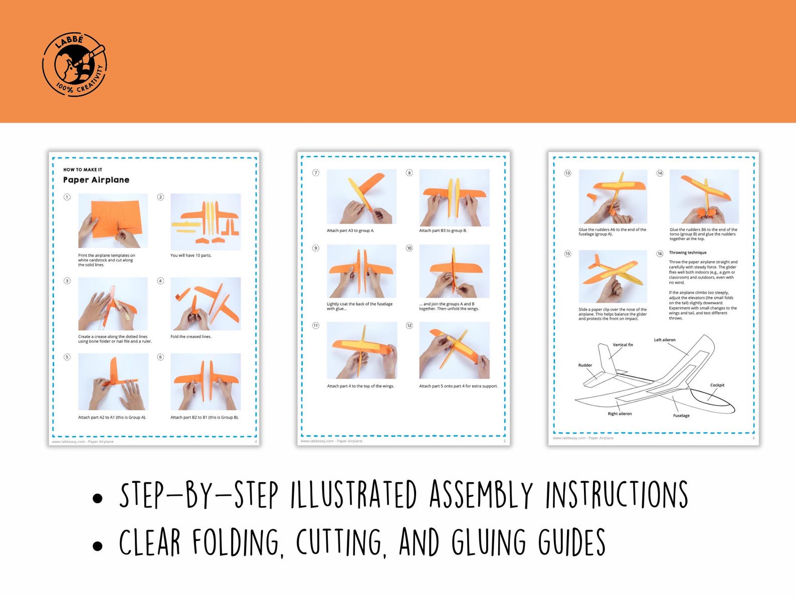 Paper Airplane | Printable Glider Templates | STEM Paper Craft ...
