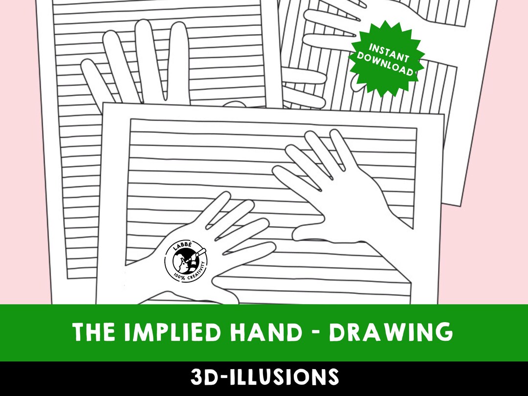 The Implied Hand - Drawing 3D Illusions | Create 3D Hand Drawings ...