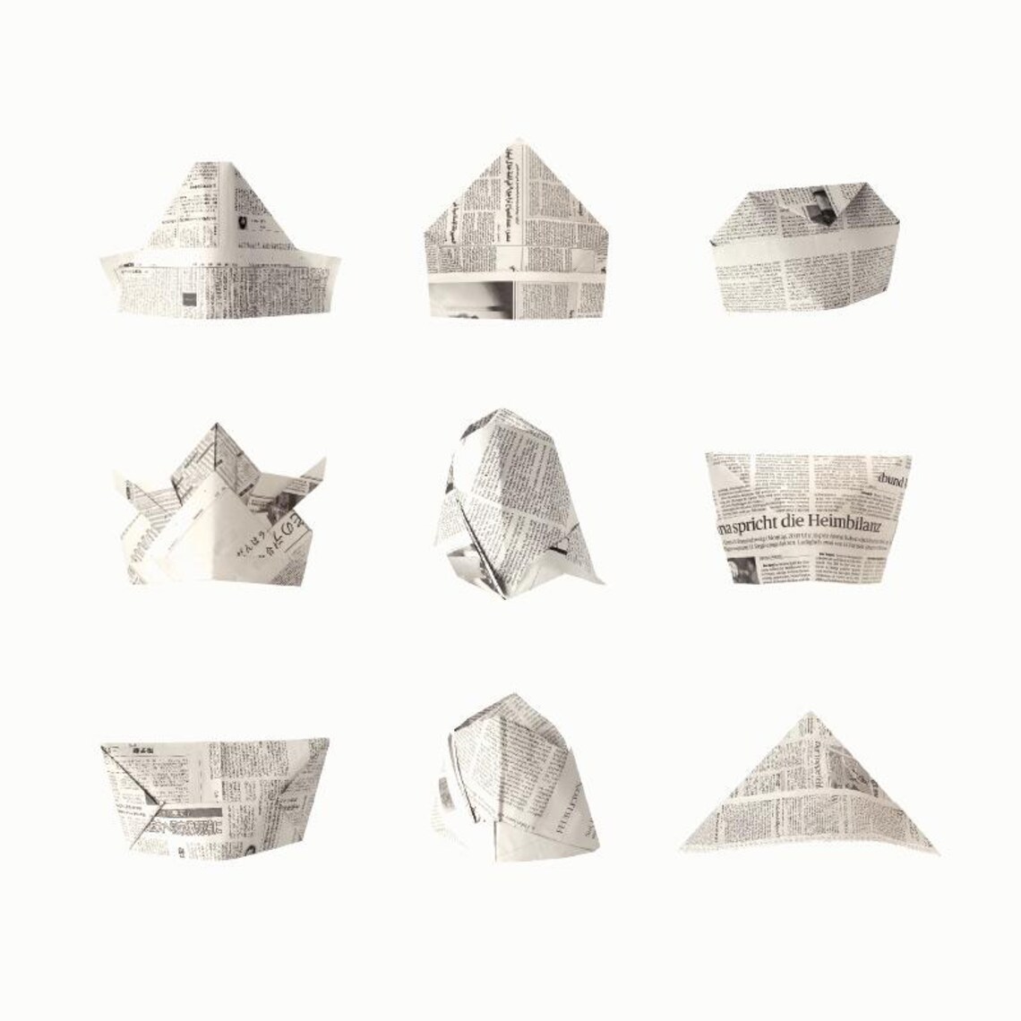 Newspaper Hat Instructions – 14 DIY Paper Hat Designs for Kids & Adults ...