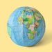 DIY Paper Globe Template: Educational Craft Project (diameter of 5.9 ...