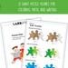 Giant Puzzle Kids Templates: Coloring, Writing, Math Activity (PDF ...