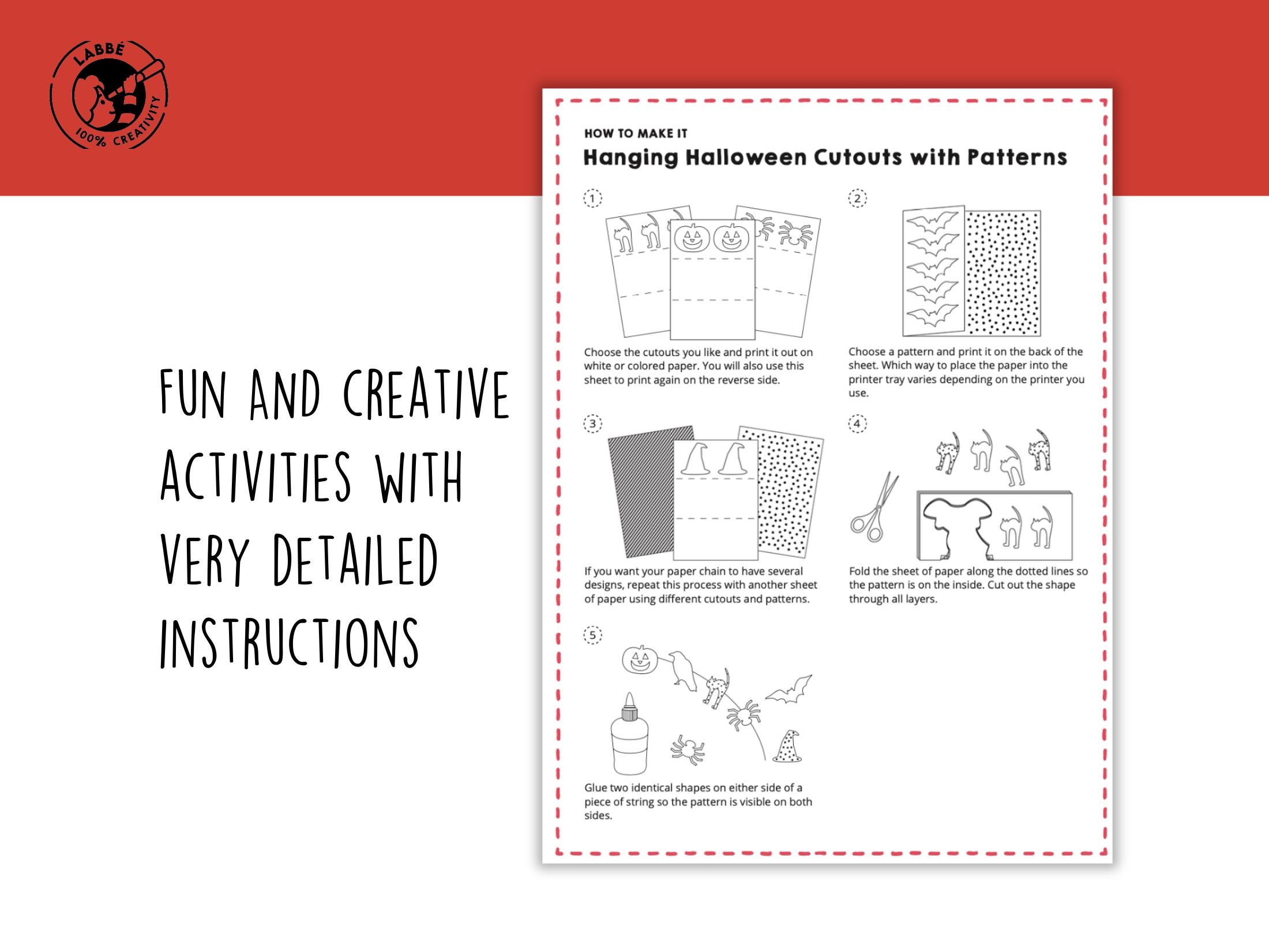 Halloween Cutouts | DIY Halloween Decor | Printable Craft Templates ...